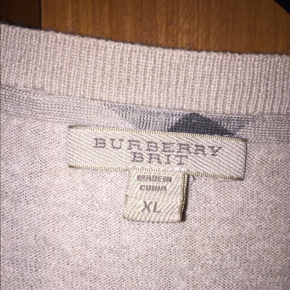 Burberry | Sweaters | Burberry Brit Vneck Cardigan | Poshmark